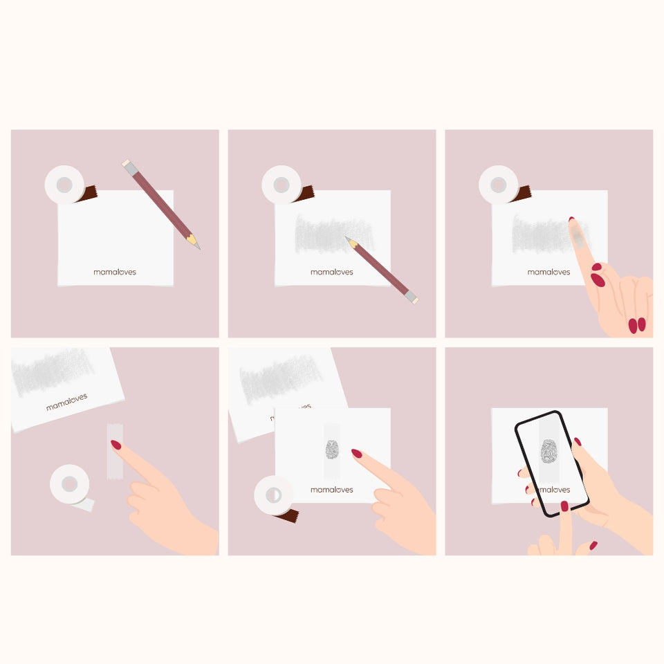 How to make a fingerprint? | MAMALOVES