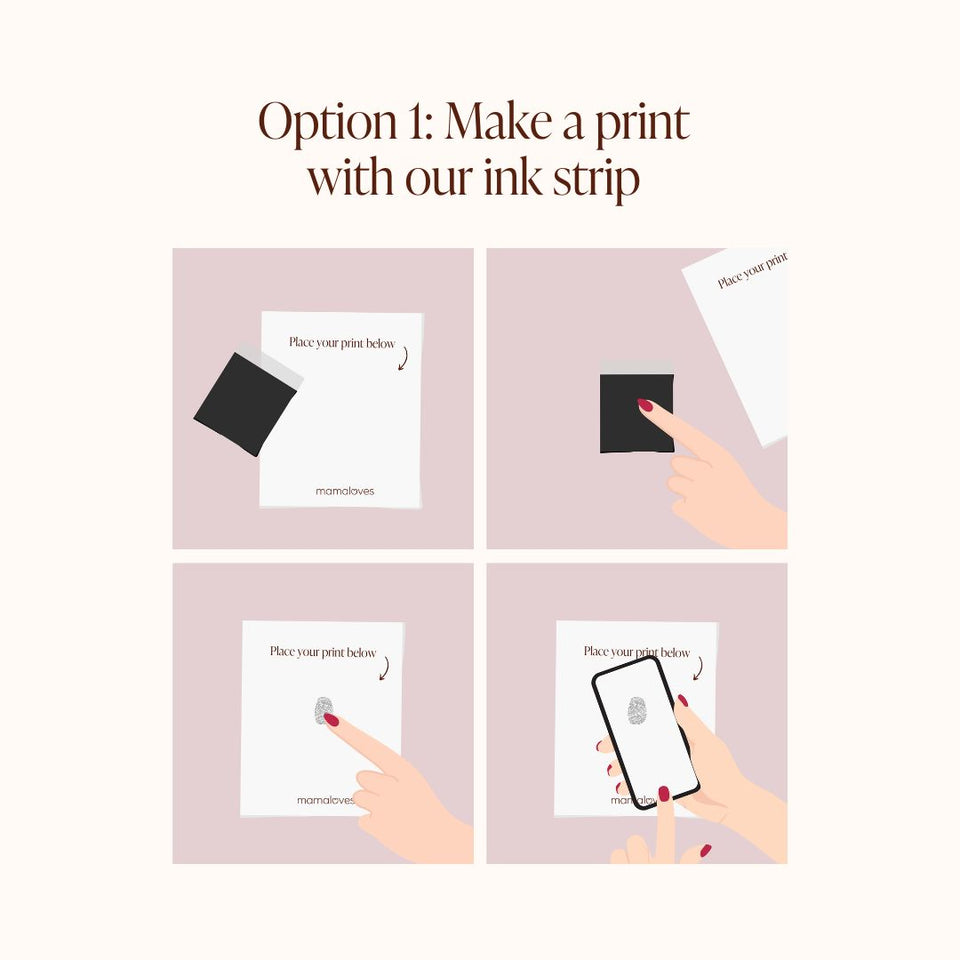 Inkstrip print prints | Personalized jewellery | MAMALOVES